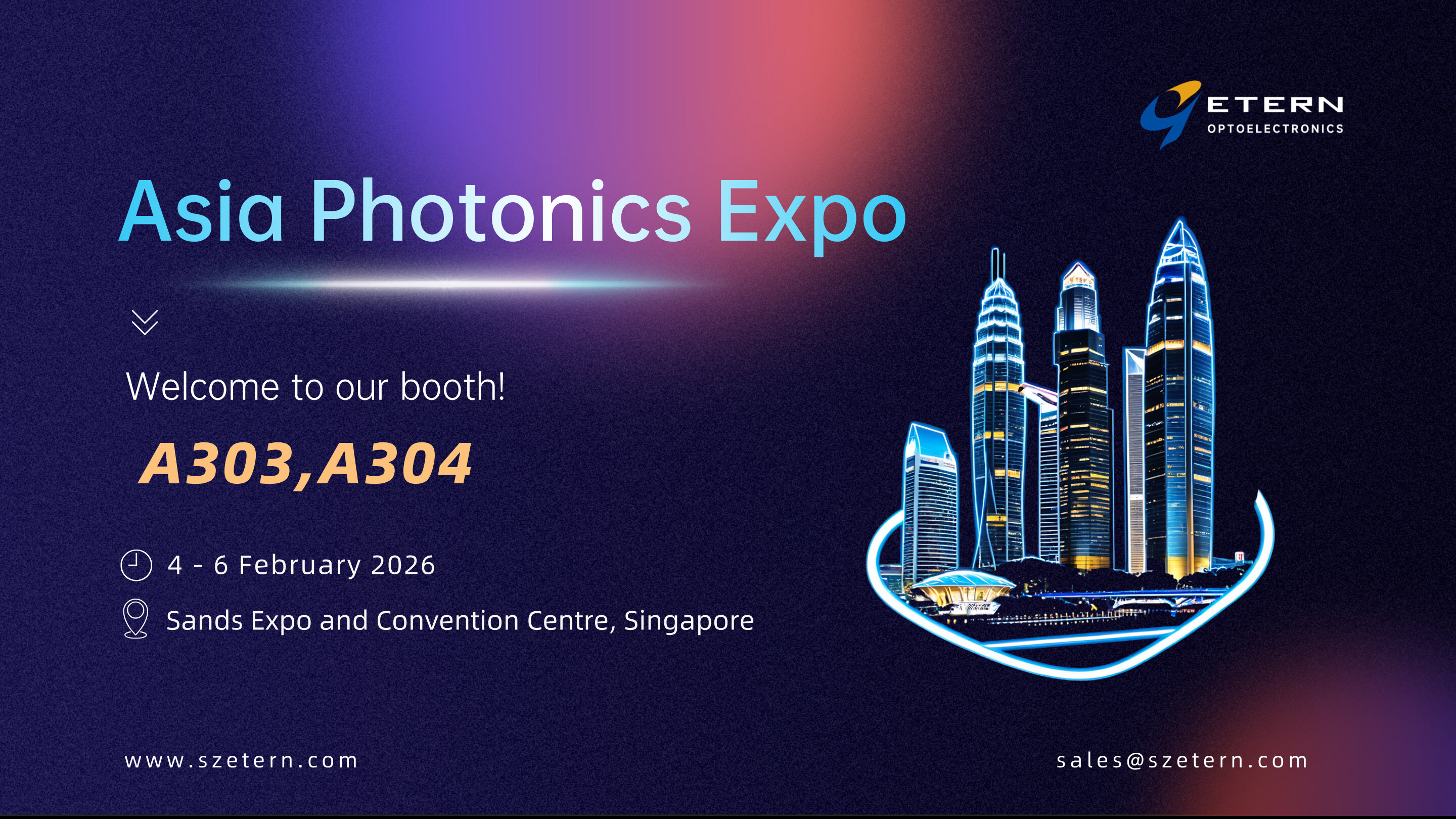 February 4–6, come to Singapore and join us in exploring new technologies!